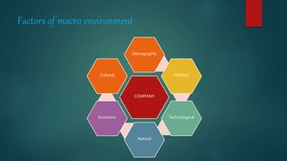 Factors of macro environment | PPTX