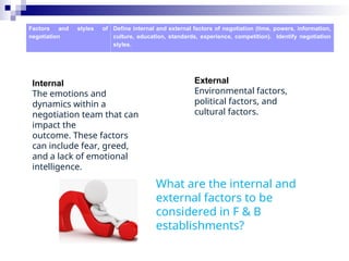 FACTORS OF NEGOCIATION BUSINESS NEGOCIATION | PPT