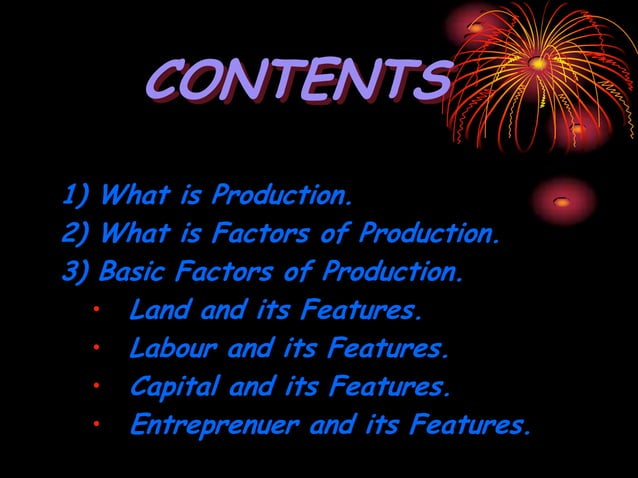 Factors of production | PPTX | Business | Business and Finance