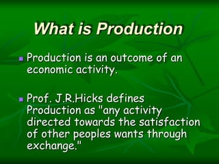 Factors of production | PPTX