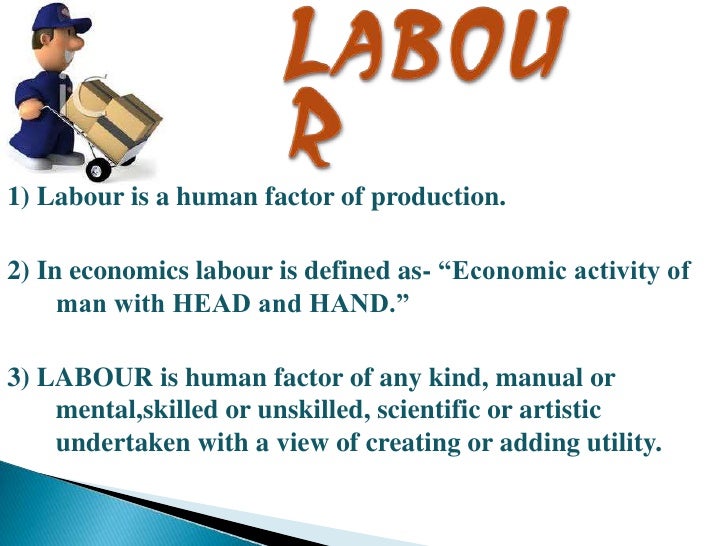 Factors Of Production Labor