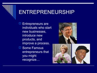 Factors Of Production Entrepreneurship