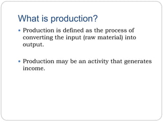 Factorsofproduction | PPTX