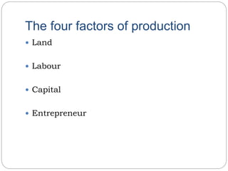 Factorsofproduction | PPTX