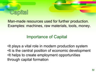 Factors of production | PPTX
