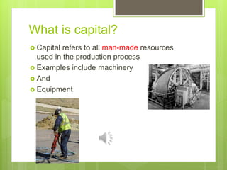 Factors of production | PPTX