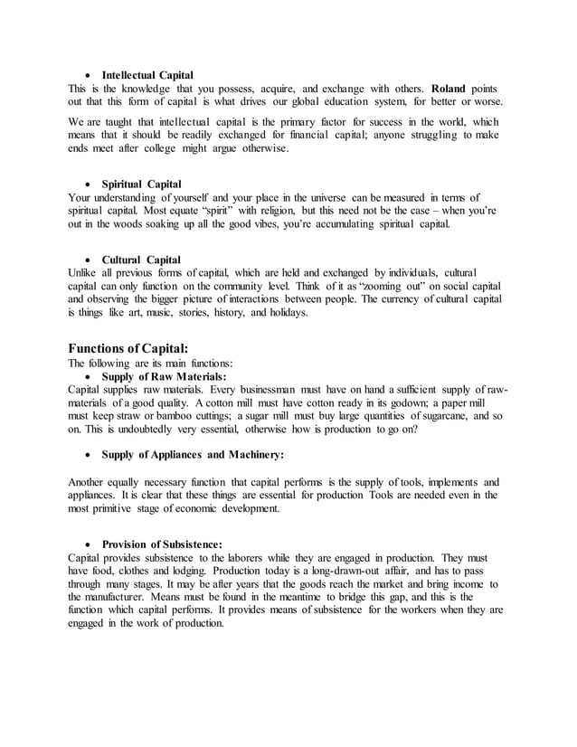 Factors of production Economics | DOCX