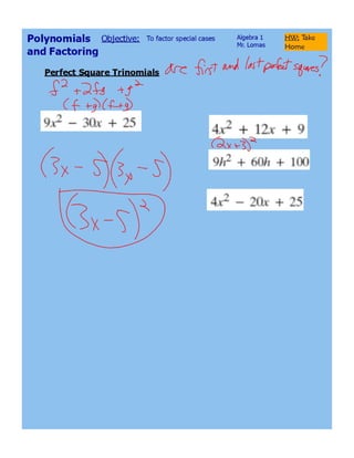 Factor special cases | PDF