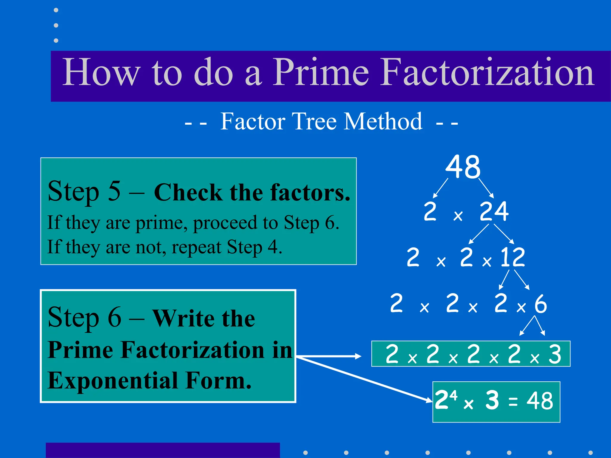 Factors, Prime Numbers & Composite Numbers.ppt
