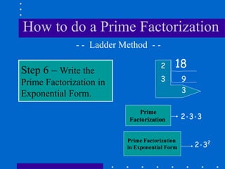 Factors, Prime Numbers & Composite Numbers.ppt