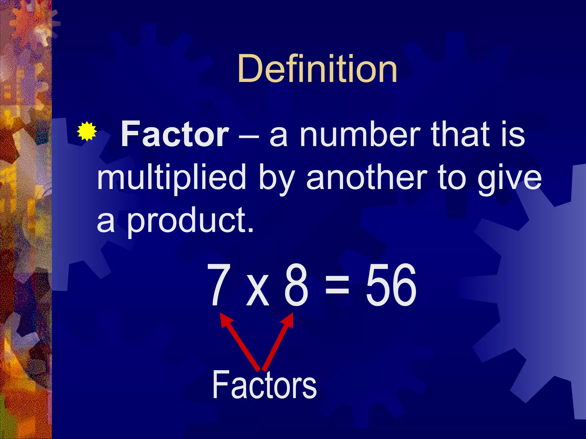 Factors & Primes | PPT
