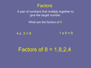 Factorsprimessquare (1) | PPT