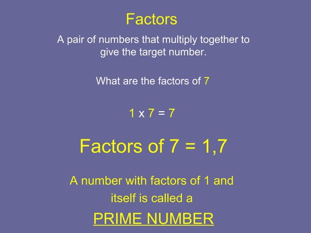 Factorsprimessquare (1) | PPT