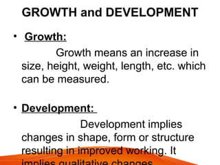 Factors related to growth and development | PPT