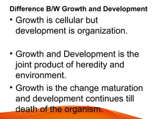 Factors related to growth and development | PPT