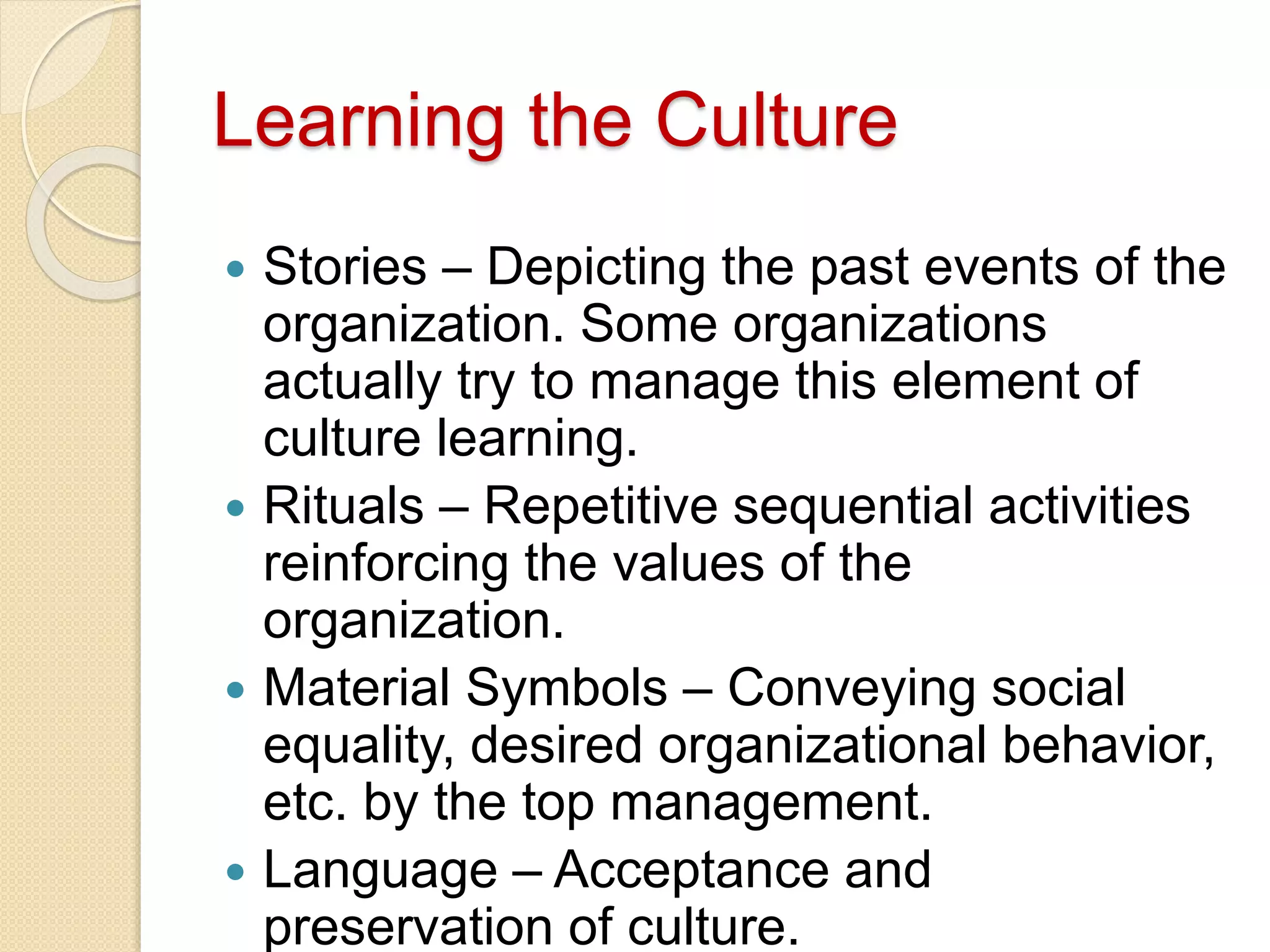 Factors shaping organizational culture | PPTX
