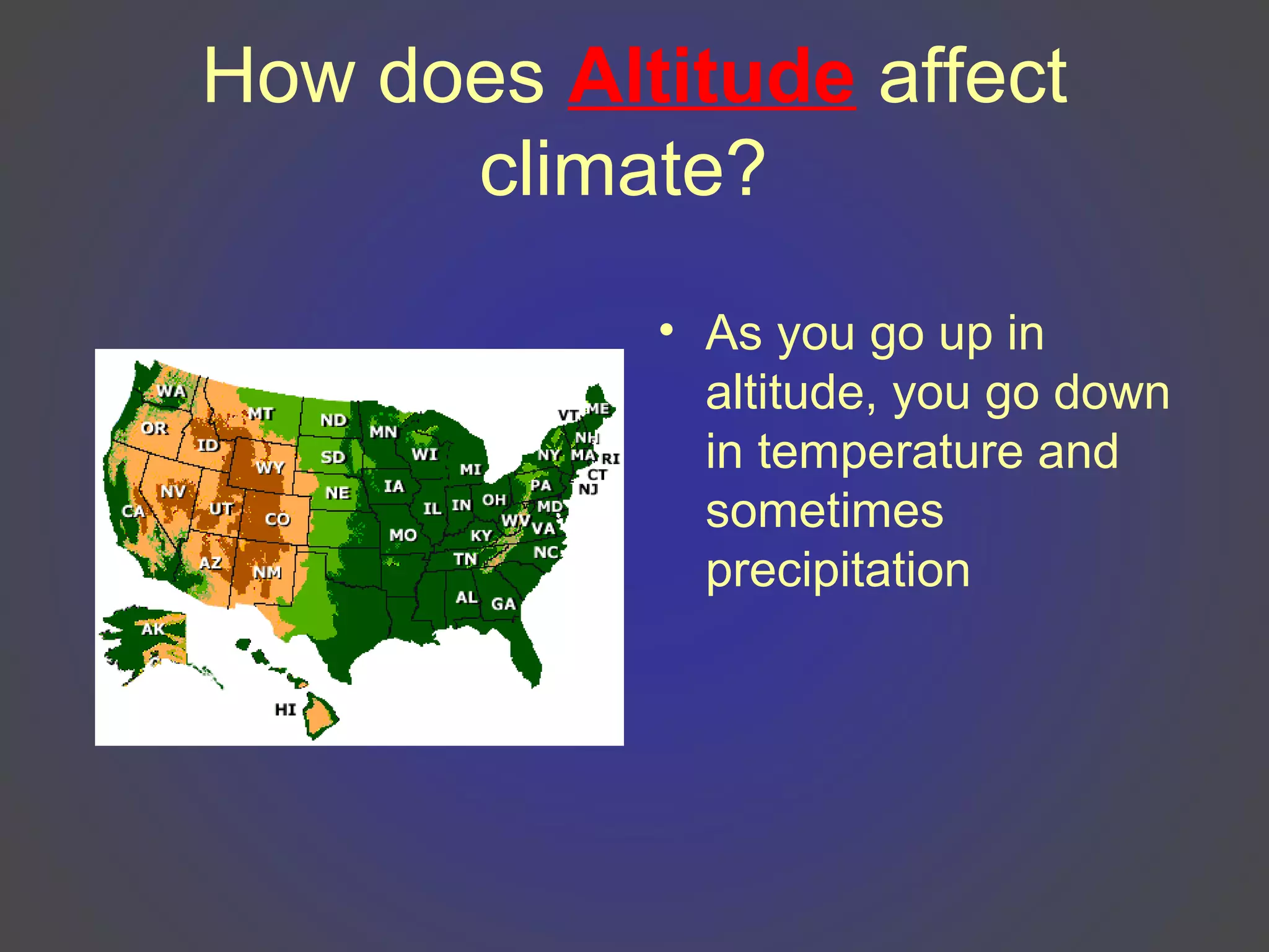 Factors that affect climate 4 | PPT