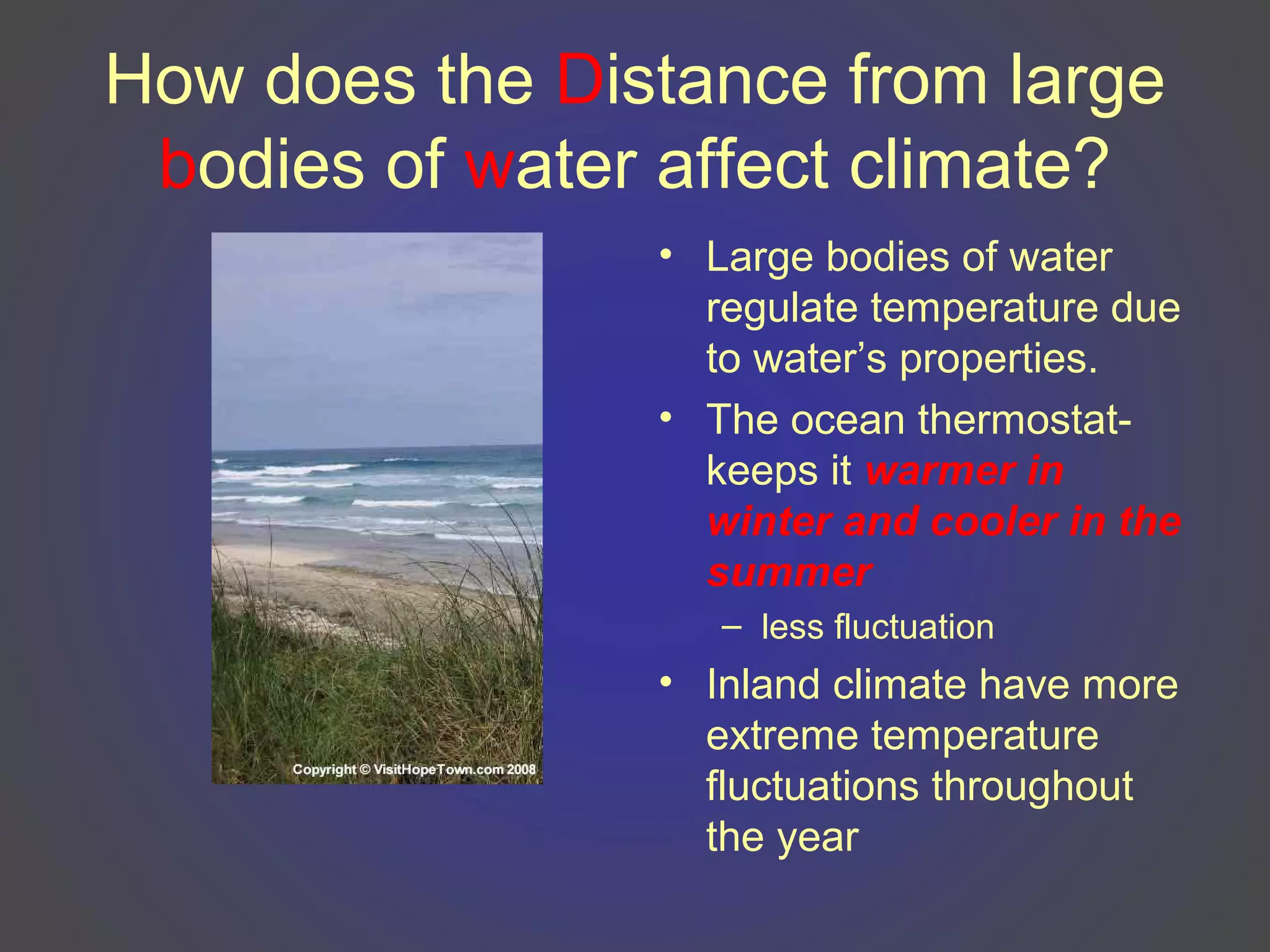 Factors that affect climate 4 | PPT
