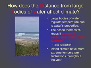 Factors that affect climate 4 | PPT