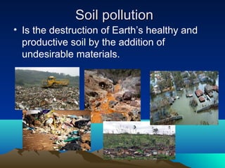 Factors that can harm the soil | PPT