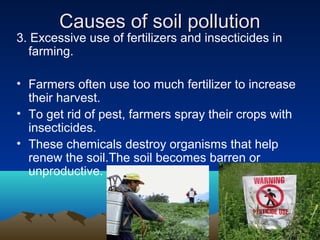 Factors that can harm the soil | PPT