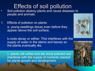 Factors that can harm the soil | PPT