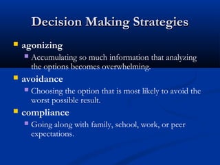 Factors that can influence a decision | PPT