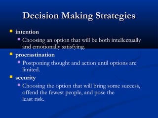 Factors that can influence a decision | PPT