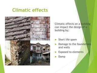 Factors that impact the design of a building | PPTX