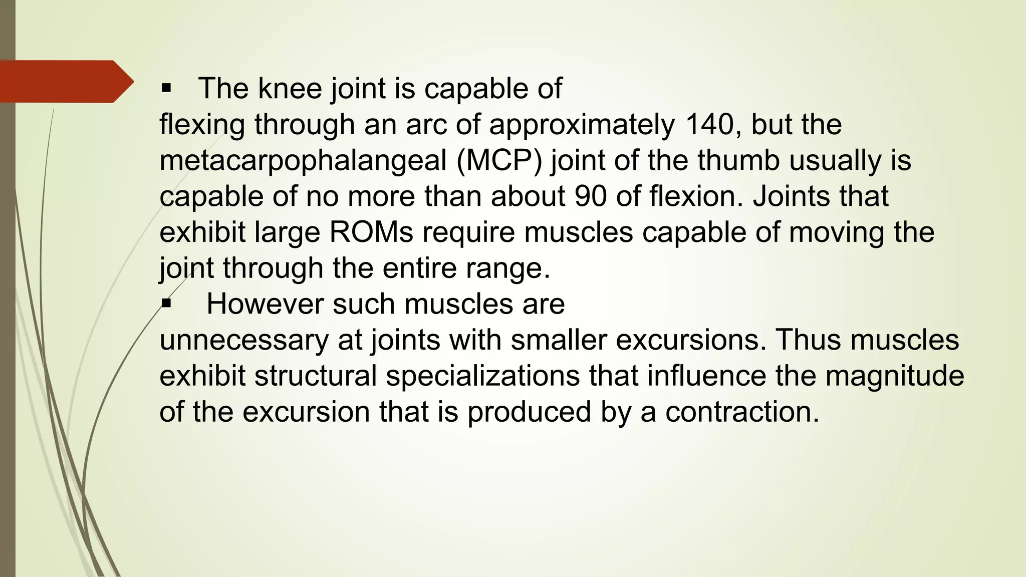 Factors that influence a muscle contraction | PPTX