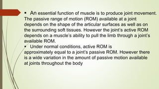 Factors that influence a muscle contraction | PPTX