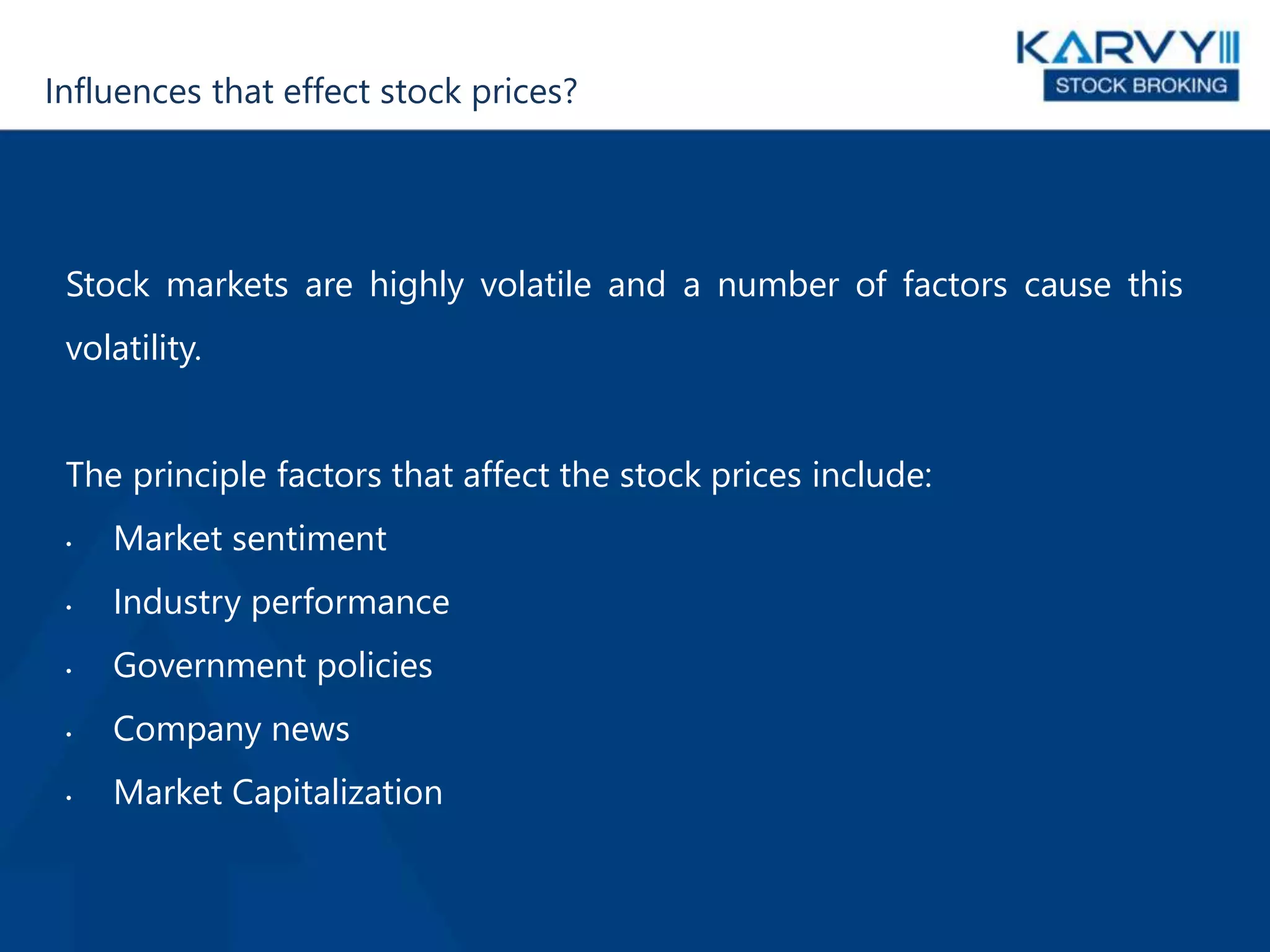 Factors That Influence Stock Price | PPTX