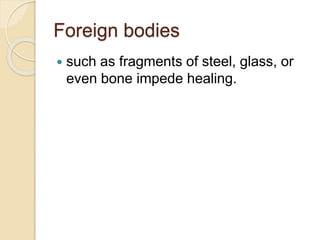 Factors that influence tissue repair | PPTX | Death, Injury, or ...