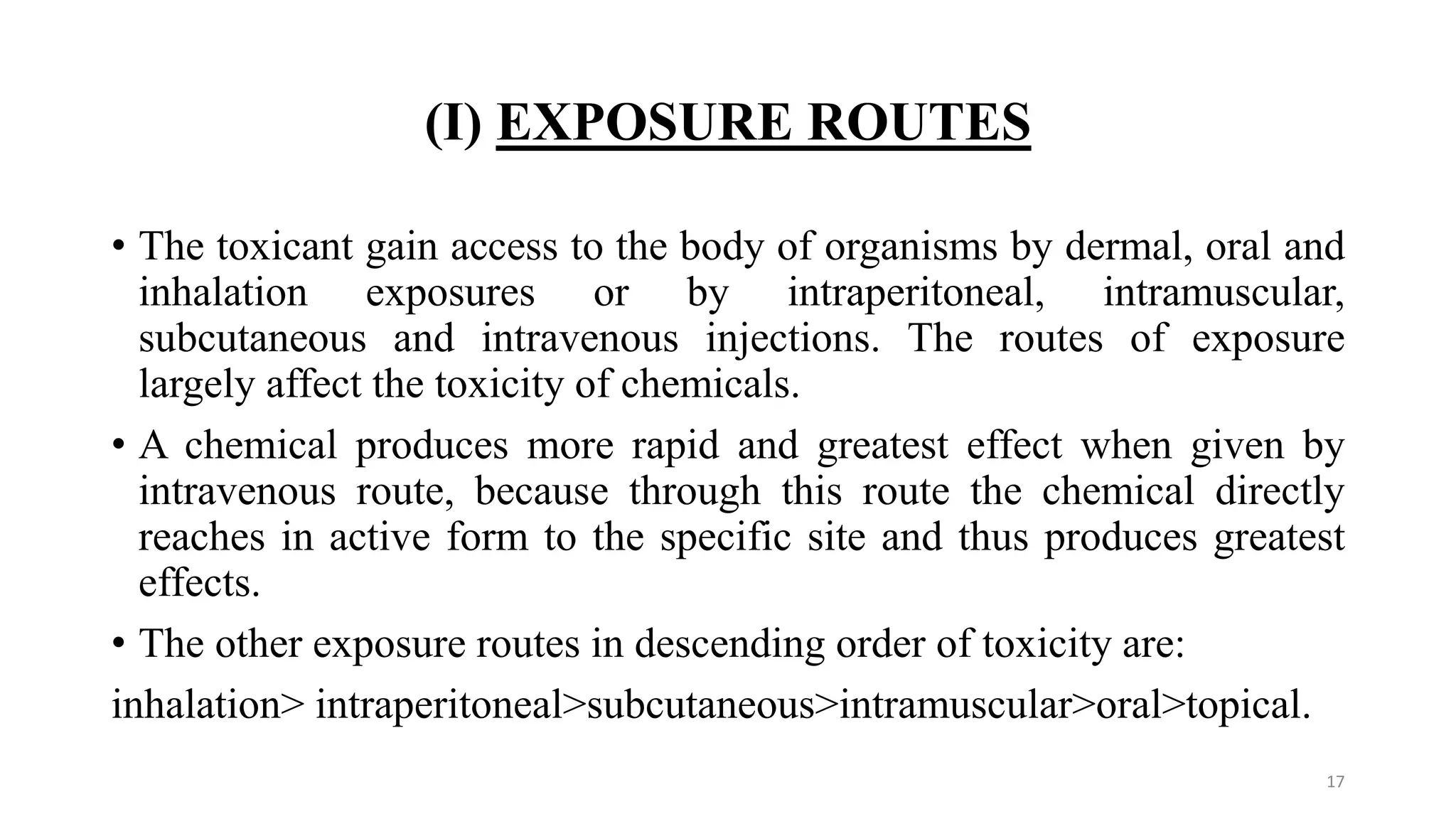 Factors that influence toxicity | PDF