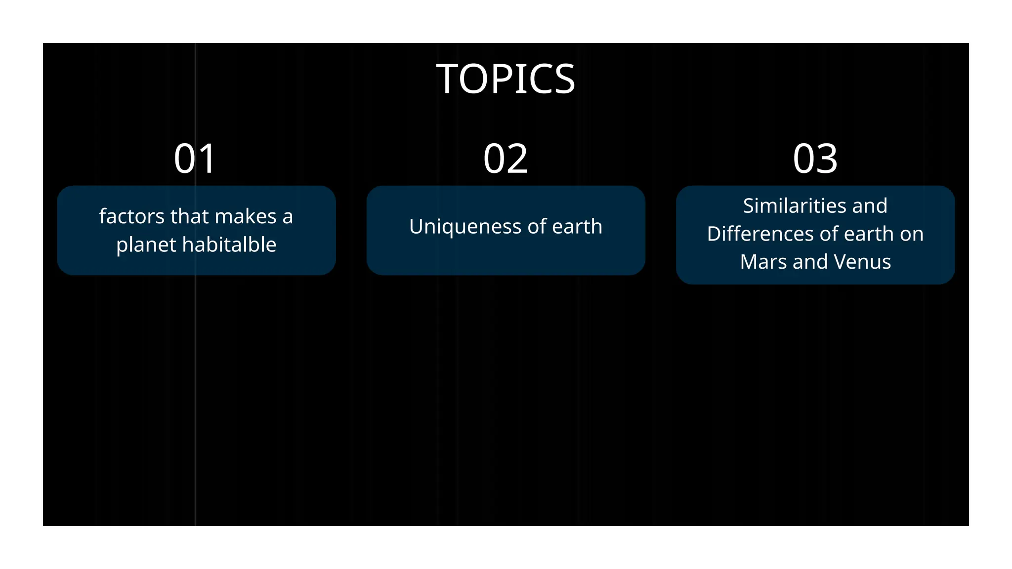 Factors that makes planet habitable.pptx