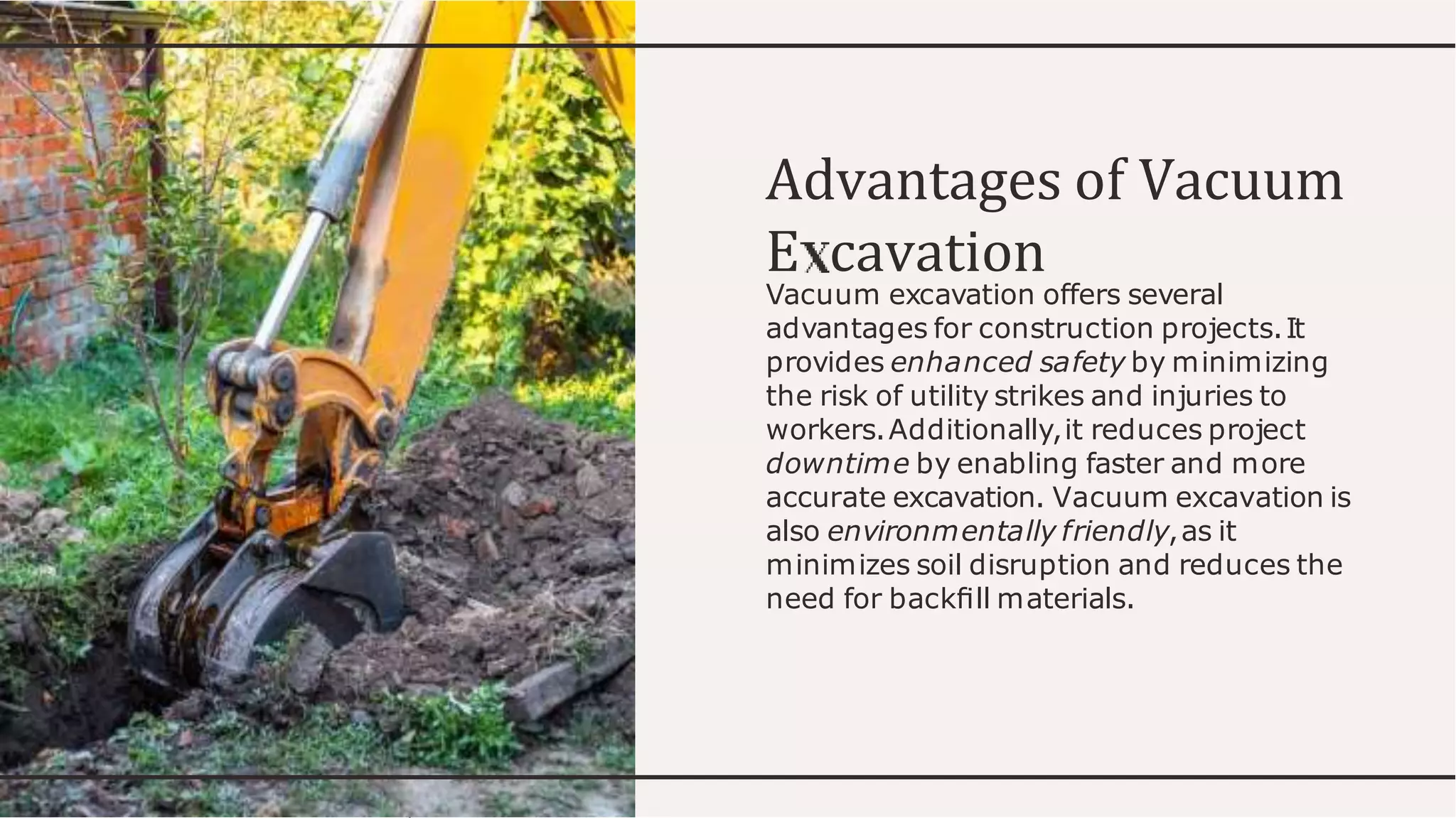 Factors that Make Vacuum Excavation the Right Choice for Non ...