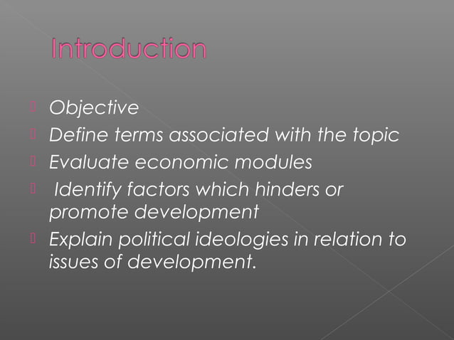 Factors that promote or hinder development(1) | PPT | Political Issues ...