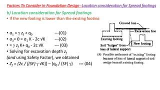 Factors to consider in foundation design | PPTX