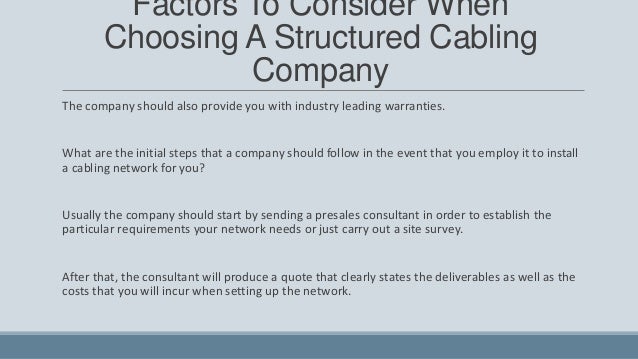 Structured Cabling Site Survey Template - The best free software for ...
