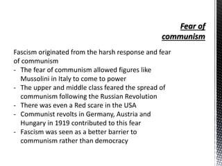 Fascism | PPTX