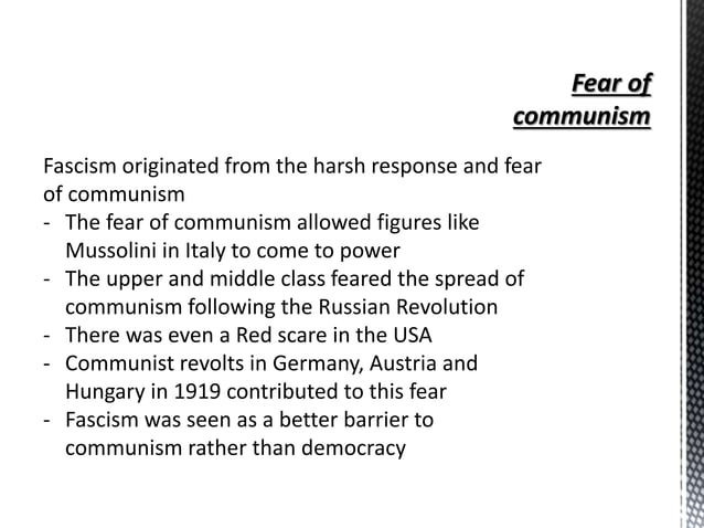 Fascism | PPTX