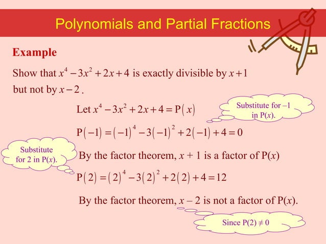 Factor theorem solving cubic equations | PPT Factor theorem solving cubic equations | PPT