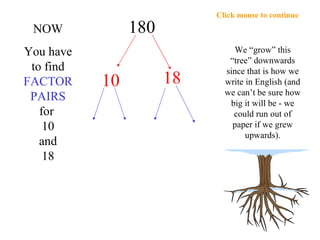 Factor trees | PPT