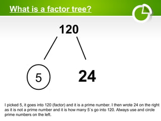 Factor trees | PPT