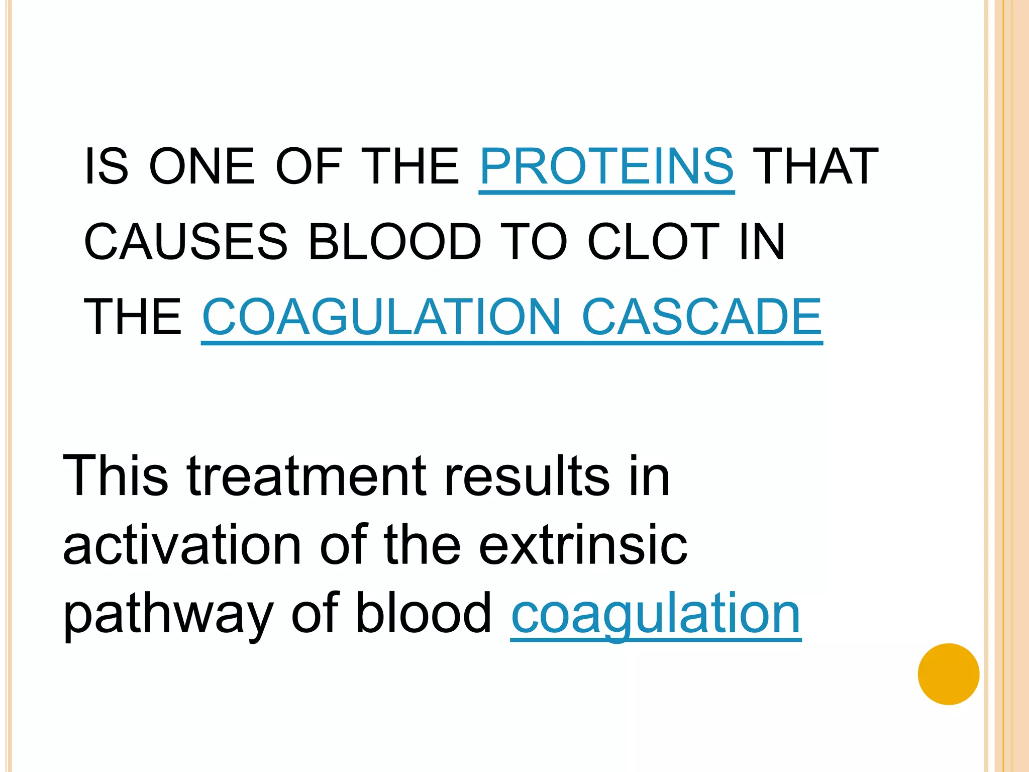 Clotting Factor vii | PPTX