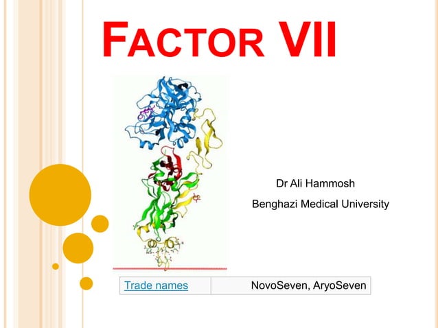 Clotting Factor vii | PPTX