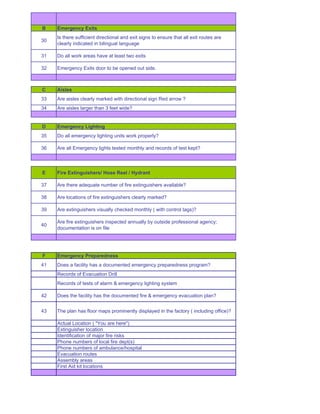 Factory compliance check_list_163 | PDF