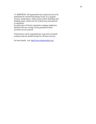 Factory cost reduction strategies | PDF
