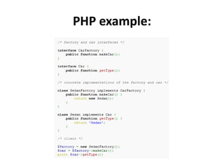 Factory design pattern | PPTX