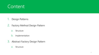 Factory Design Pattern | PPTX